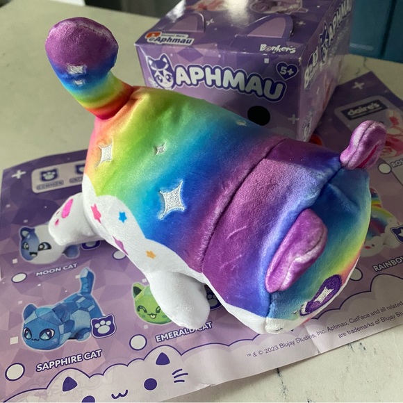 aphmau | Toys | Aphmau Meemeows Rare Rainbow Kitty Litter 4 Plush ...